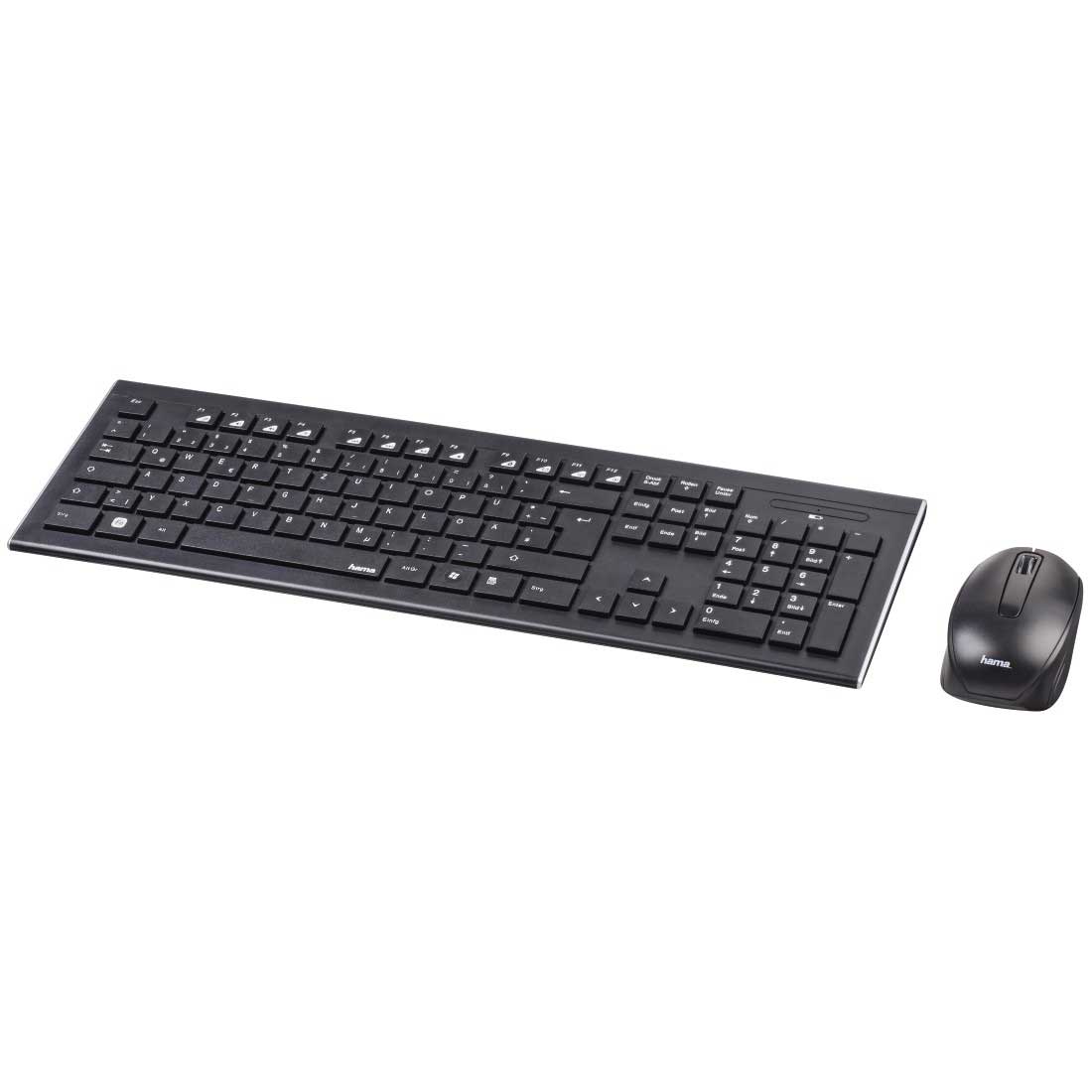 Hama "Cortino" Wireless Keyboard/Mouse Set, Gulf | D3182664