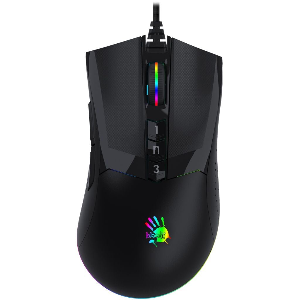 Bloody W90 Pro RGB Optical Gaming Mouse Advanced Precision - 16000 CPI
