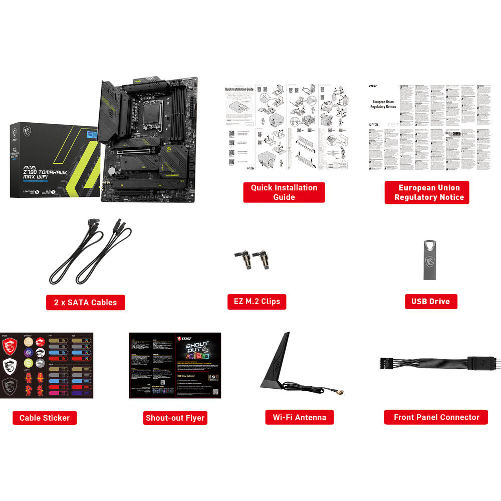 MSI MAG Z790 TOMAHAWK MAX WIFI LGA 1700 ATX Motherboard MSI MAG Z790 TOMAHAWK MAX WIFI LGA 1700 ATX Motherboard