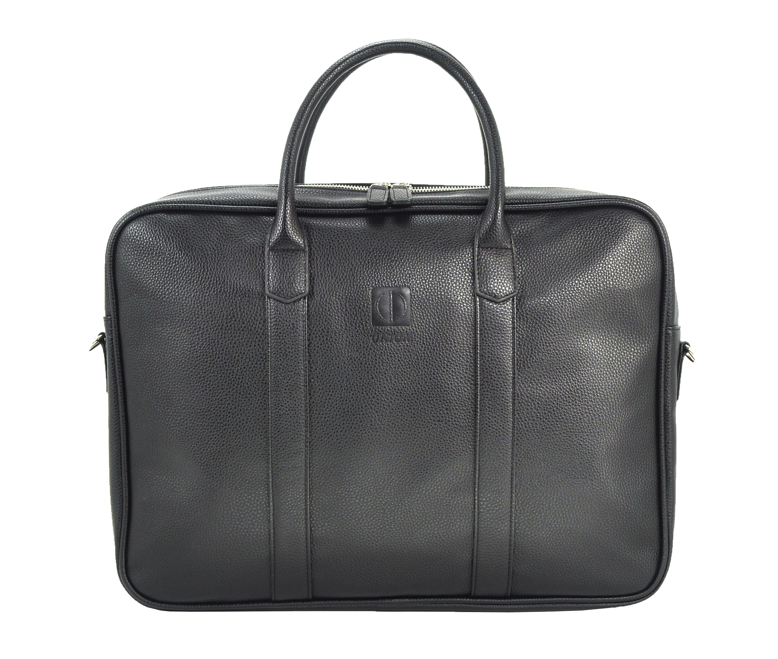 UNION 17.3" PU Leather Laptop Bag – Extra-Large Business Briefcase wit ...