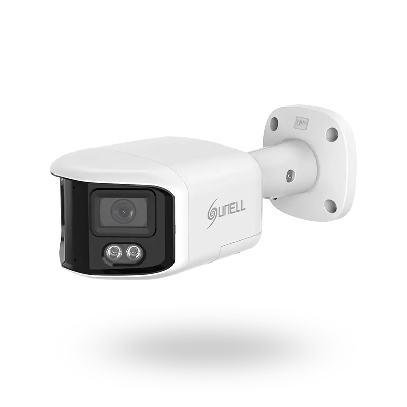 Sunell 8MP 180° Panoramic Bullet Network Camera with AI Detection & Sm ...