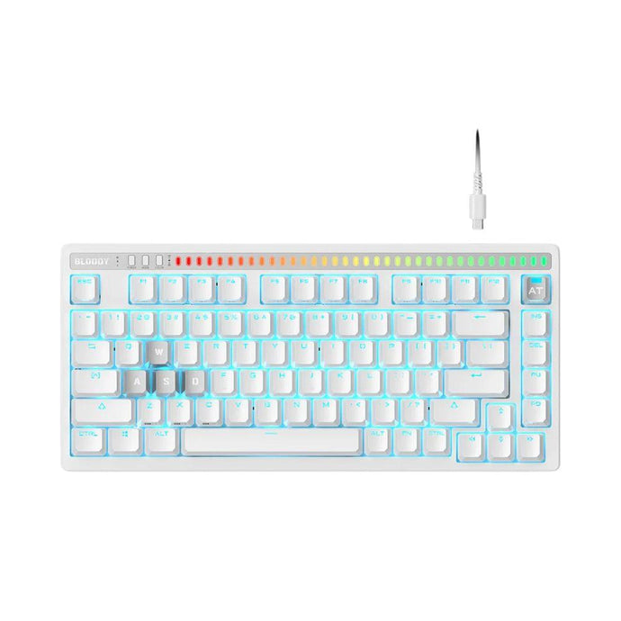 Bloody AT75 Alpha-Optical Switch 75% Gaming Keyboard — Adjustable Actu ...