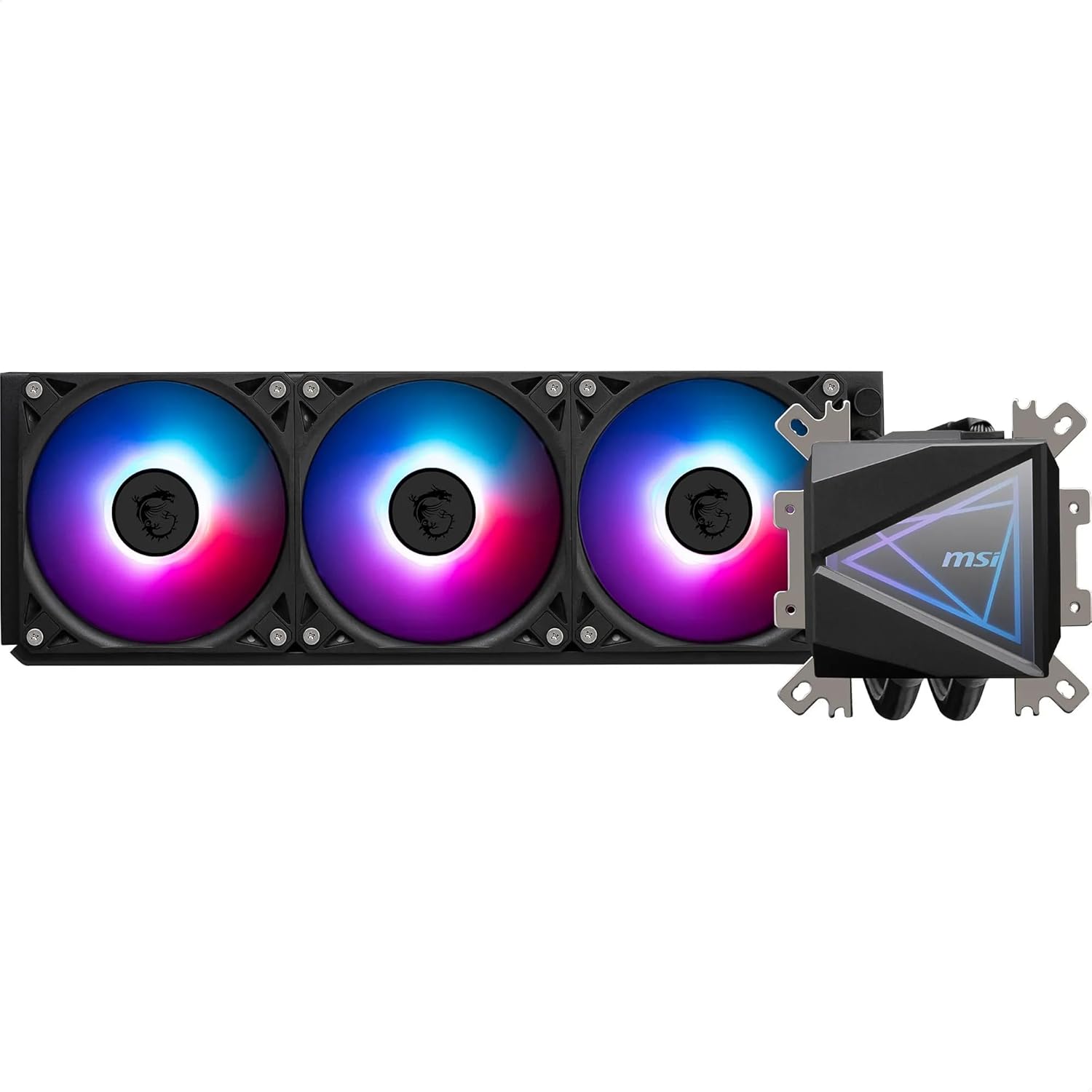 MSI MAG CORELIQUID I360 AIO CPU Liquid Cooler - Enlarged Copper Cold P ...