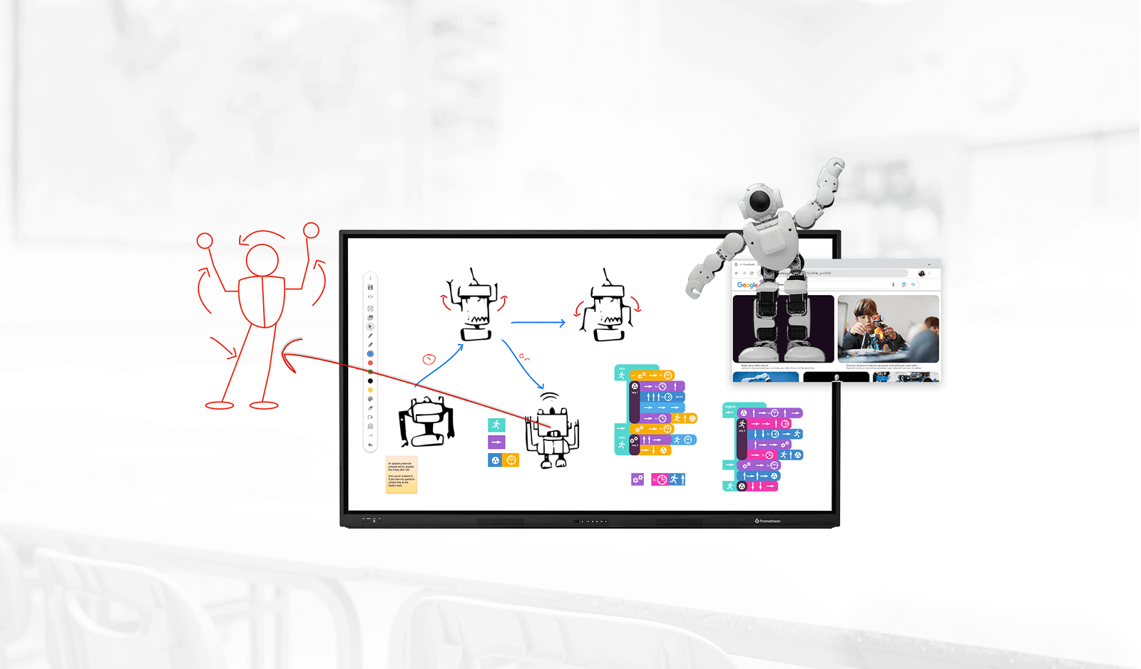 Promethean ActivPanel LX LED-backlit LCD display - 4K - for interactiv