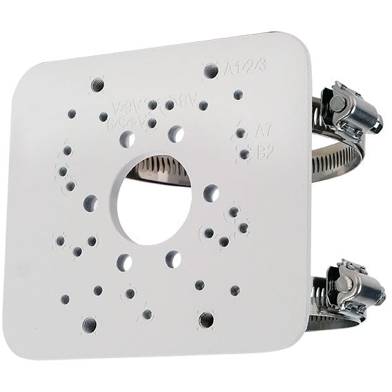 Atlantic Pole Mount Bracket for Surveillance Cameras – 125.5x113.5mm,