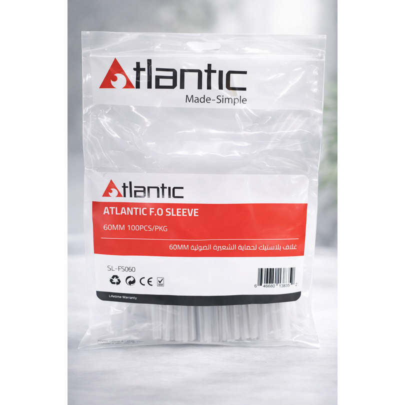 Atlantic Fiber Optic Splice Protection Sleeve, 100-Pack, Fusion Splice ...