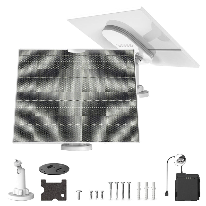 Brinno ASP1000-P Solar Panel Kit Bundle – 10W Monocrystalline Panel, I