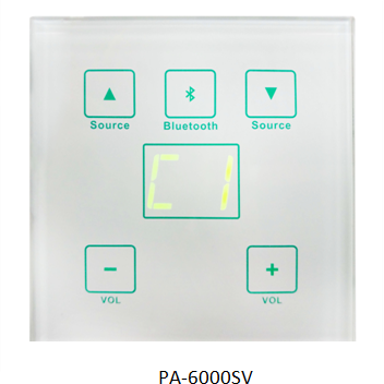 CMX PA-6000SV Remote Control Panel for Matrix Amplifiers – CAT5 Connec ...