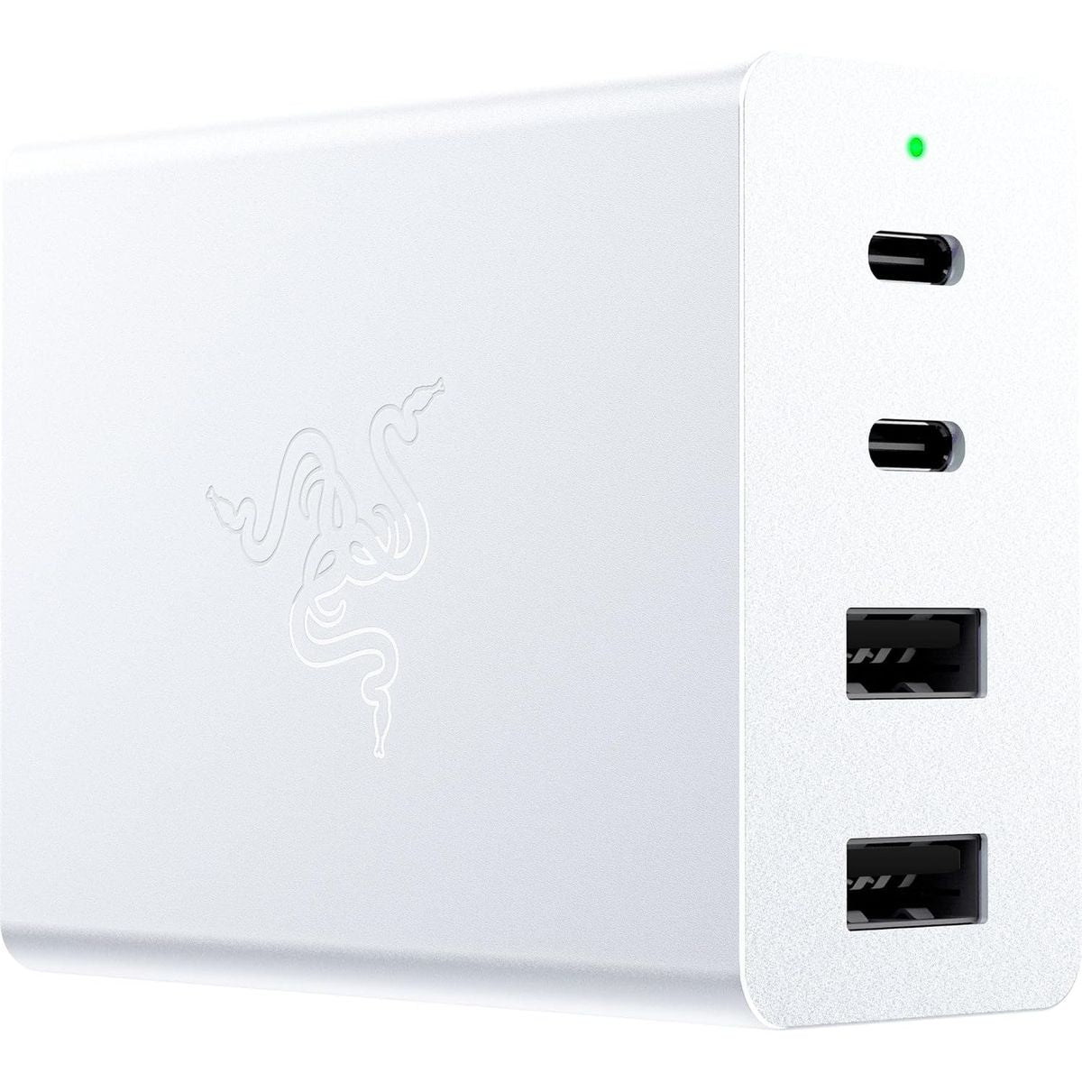 Razer USB-C 130W GaN Charger – 2x USB-C & 2x USB-A Ports, Compact Desi ...