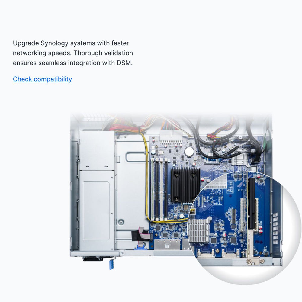 Synology Synology E10G21-F2 Dual-Port 10GbE SFP+ PCIe 3.0 x8 Adapter ...