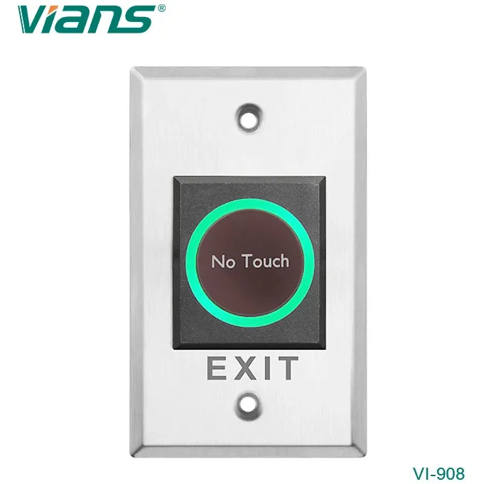 VIANS TK-907 Exit Button – Access Control Door Release Push Button, Du ...