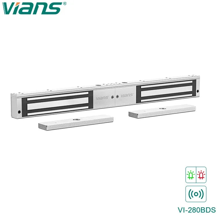 VIANS VI-280DBS Magnetic Lock 280KG x2 Double Door – DC12V/24V Adjusta ...