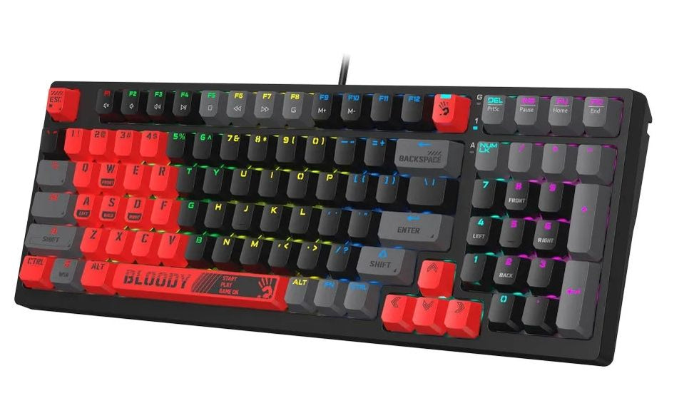 Bloody S98 RGB Mechanical Switch Gaming Keyboard BLMS Red Switch Sport ...