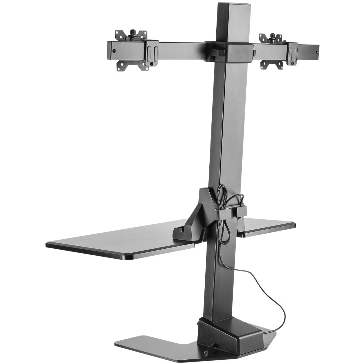Avetron Dual Monitor Electrical Desktop Stand
