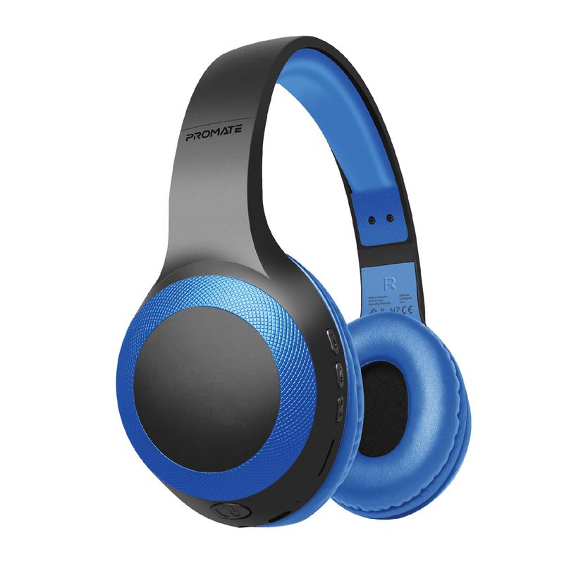 Promate LaBoca Deep Bass Over-Ear Wireless Headphones – Bluetooth 5.0 ...