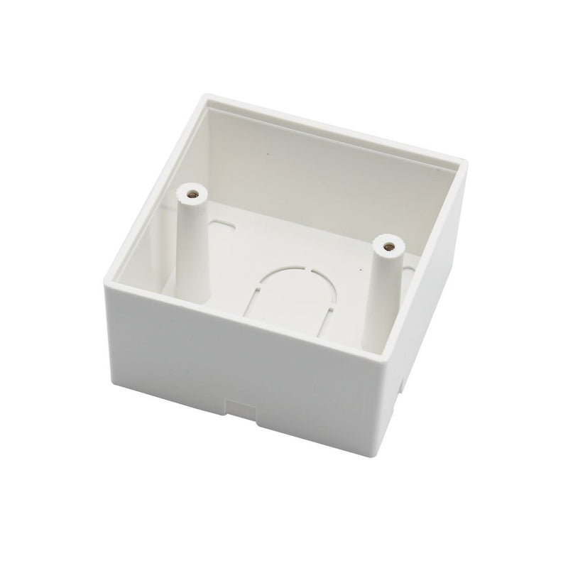 Atlantic Keystone Wall Mount Box, 1 Port, White