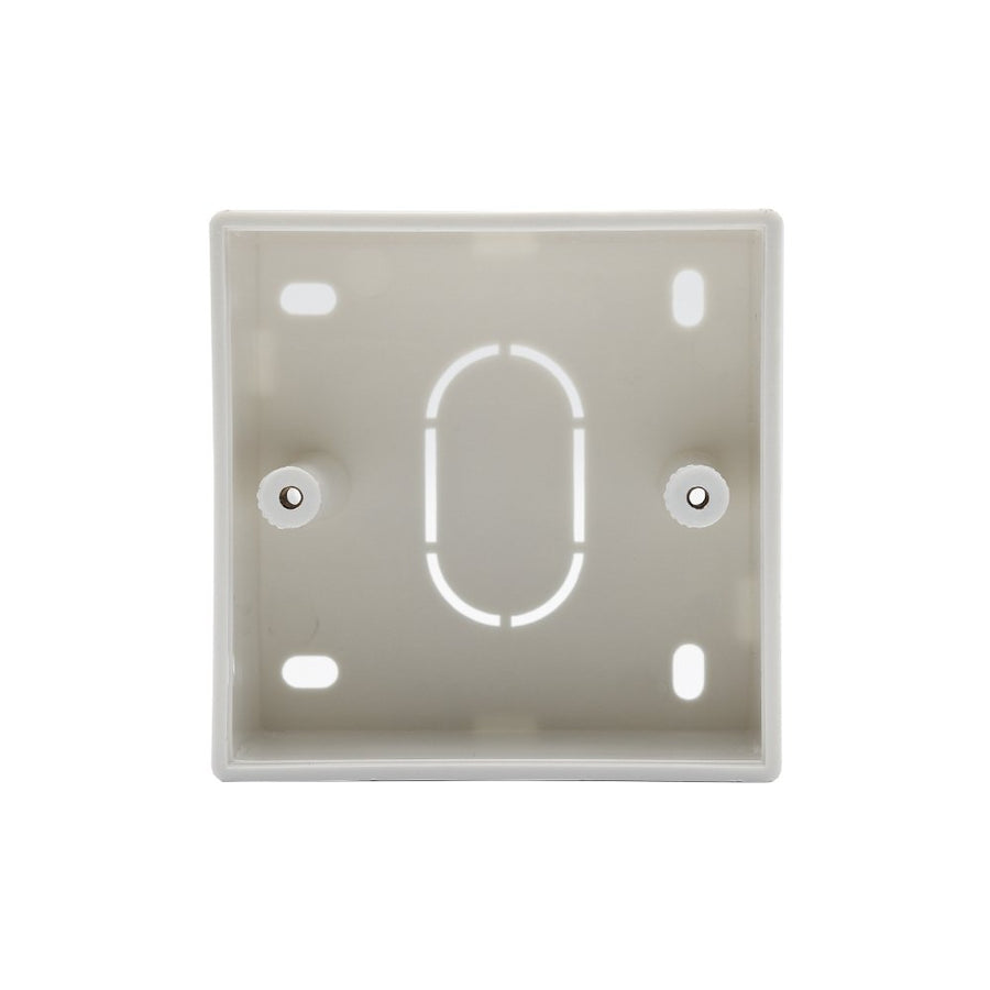 Atlantic Keystone Wall Mount Box, 1 Port, White