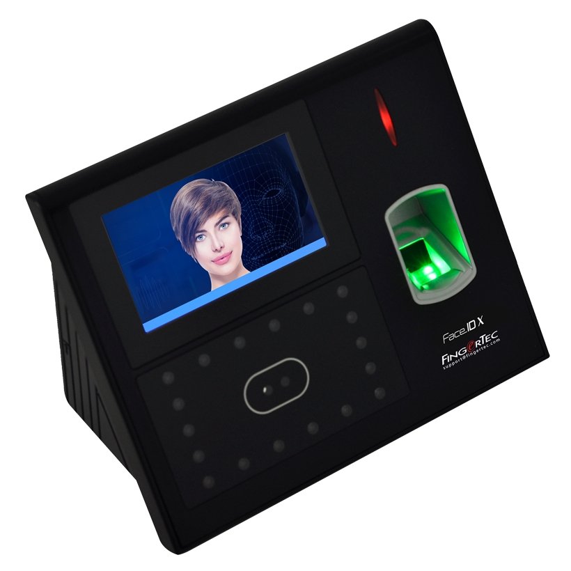 FingerTec Face ID X with dual cameras for photo taking and accurate ve